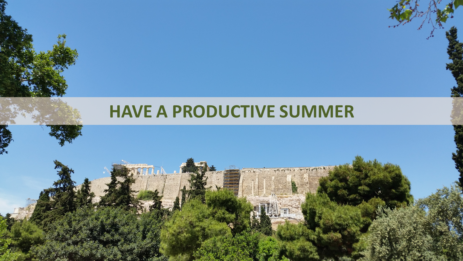 Productive Holidays – AEL яi